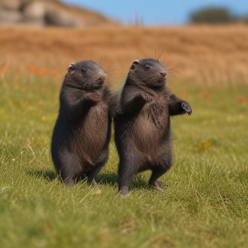 dancing moles