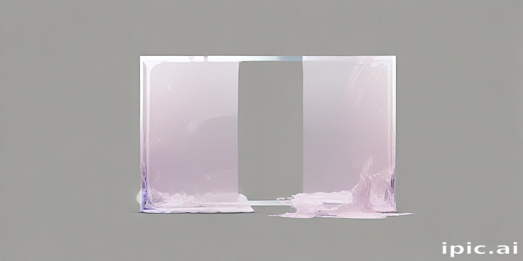 A Unique Abstract Display of Fluid Colors and Transparency in Art.