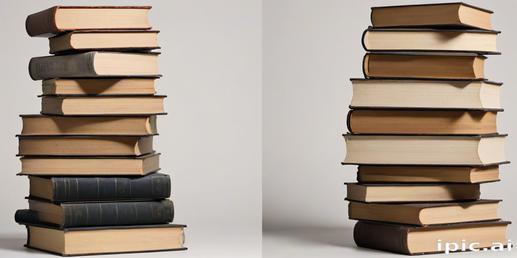 A Tall Stack of Vintage Books Showcasing Their Unique Covers and Textures