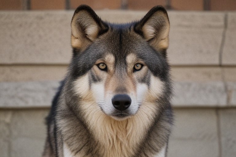 Sigma alpha male half wolf half man