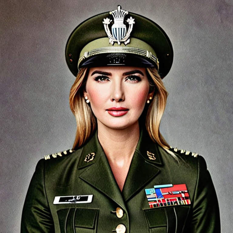 ivanka trump military dictator hat