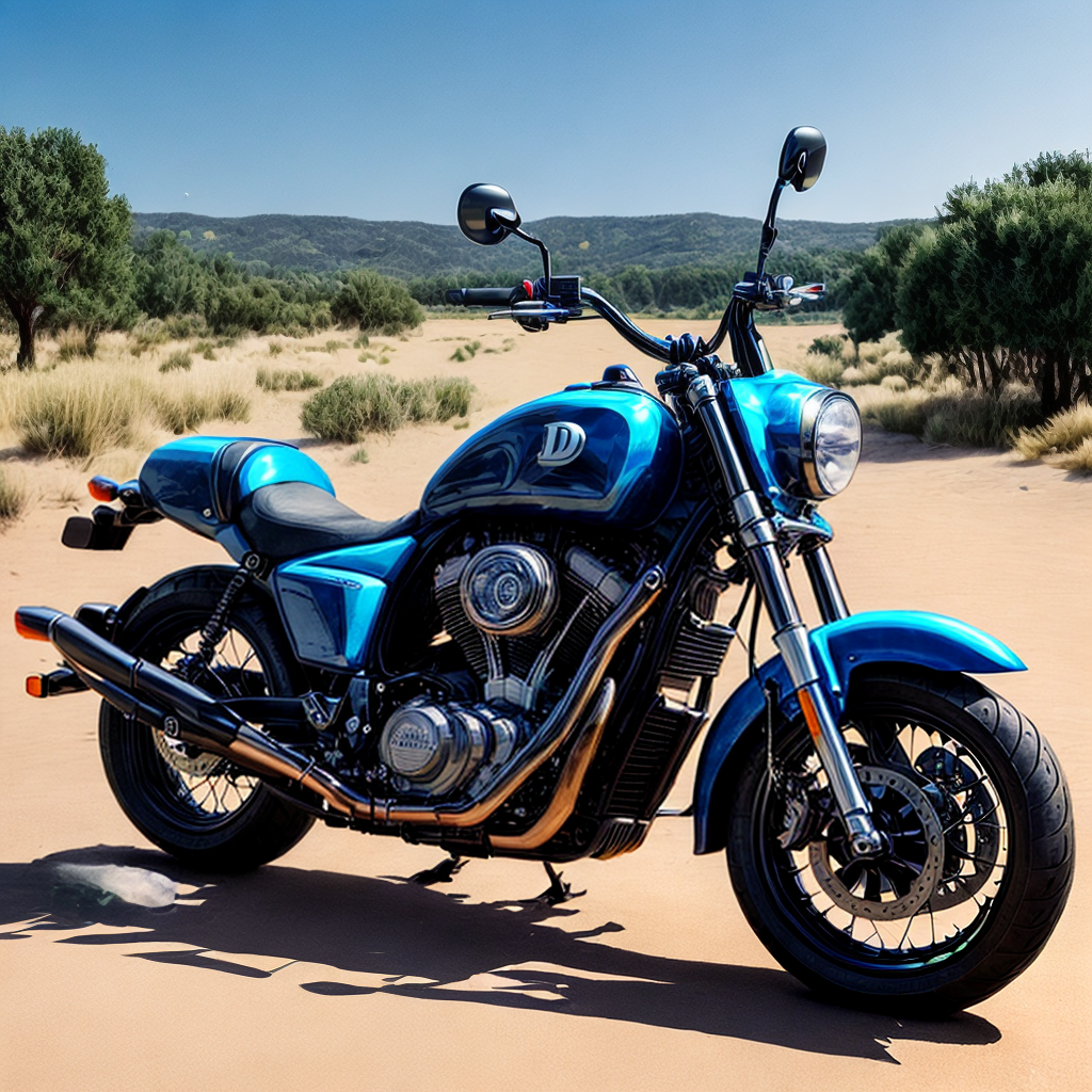 Duke bike in moon