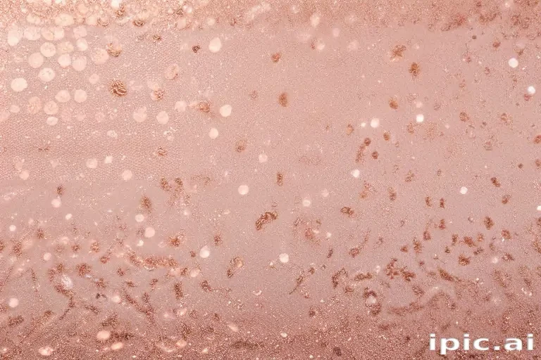 Delicate Rose Gold Textured Background with Subtle Bubbles and ...