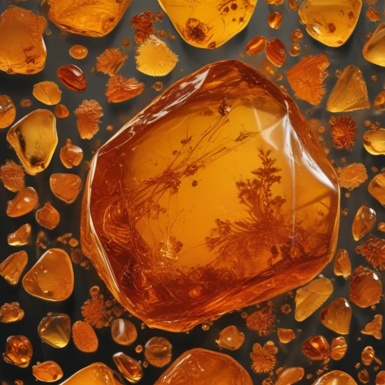 Captivating Collection of Amber Gems Showcasing Intricate Natural ...