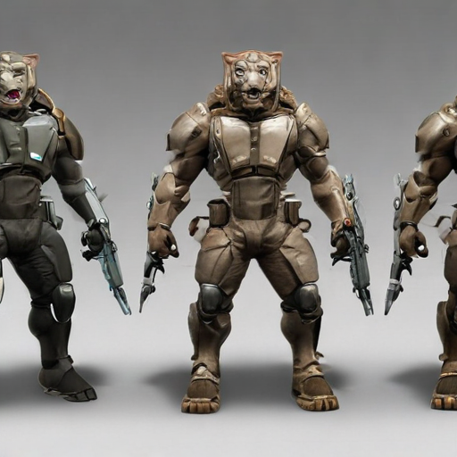 cougar pack with armor