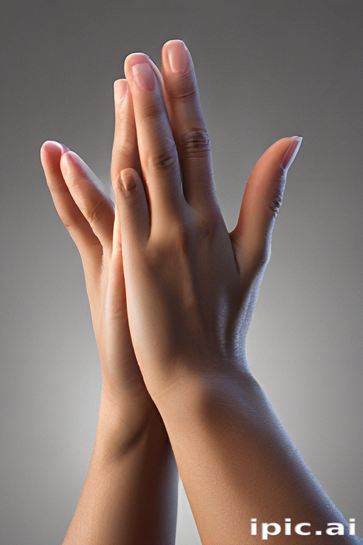 Two Hands Coming Together in a Gesture of Unity and Peace