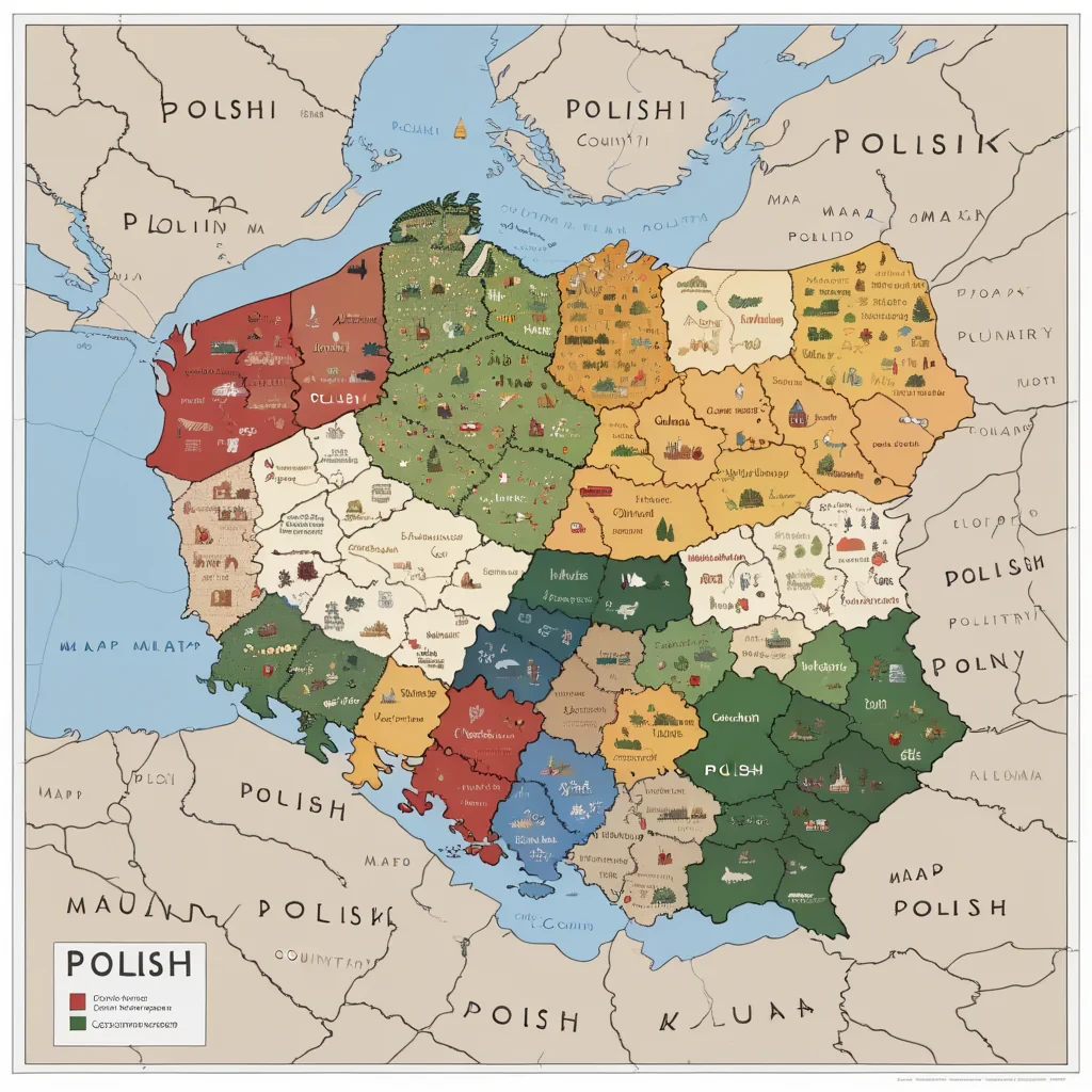 Detailed Map of Poland Highlighting Regional Variations and Cultural ...