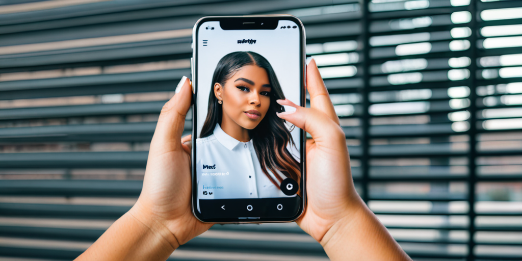 a girl influencer publish in collaboration with spotify