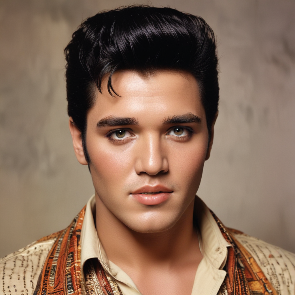 Elvis Presley As African Man