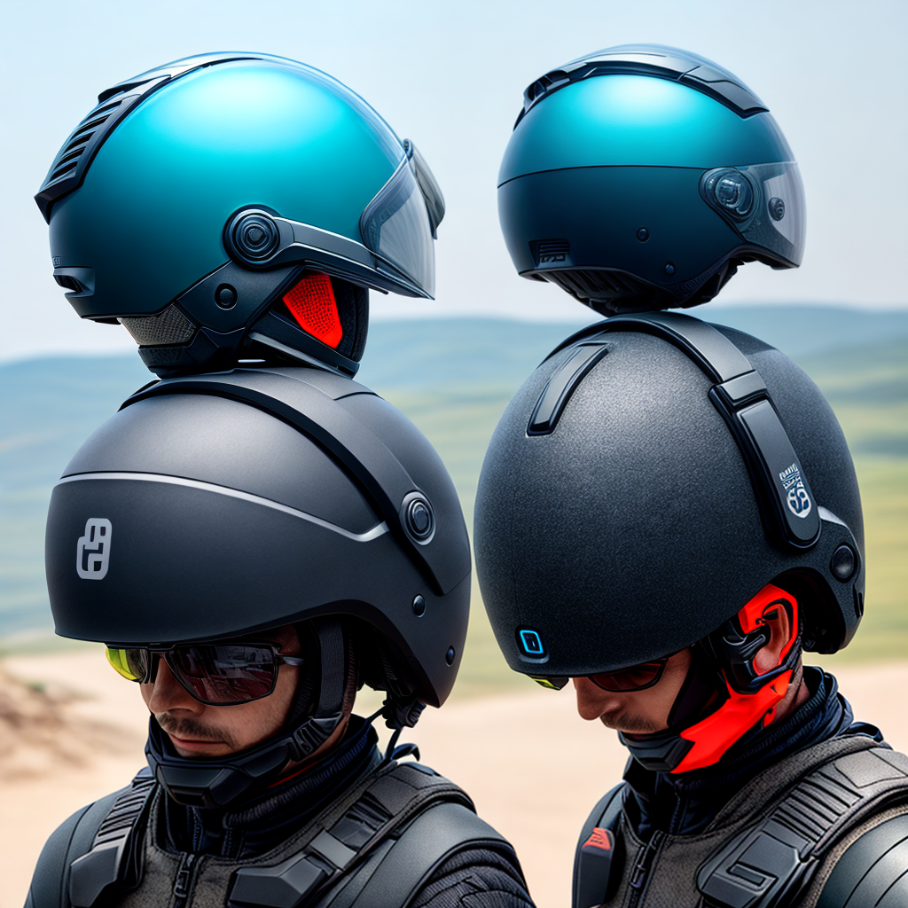 Smart Helmets: Equipped with integrated displays, communication systems ...