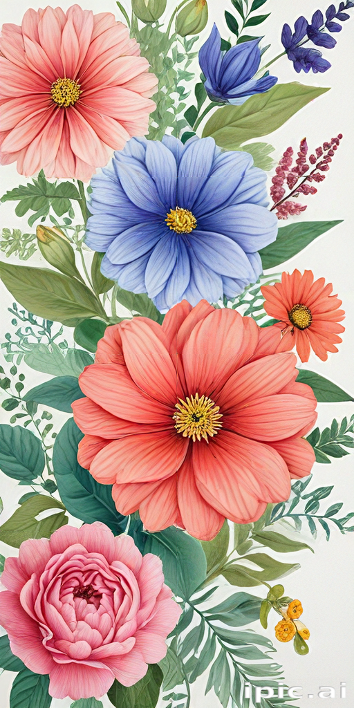 Vibrant Floral Arrangement Showcasing a Variety of Colorful Blooms and ...