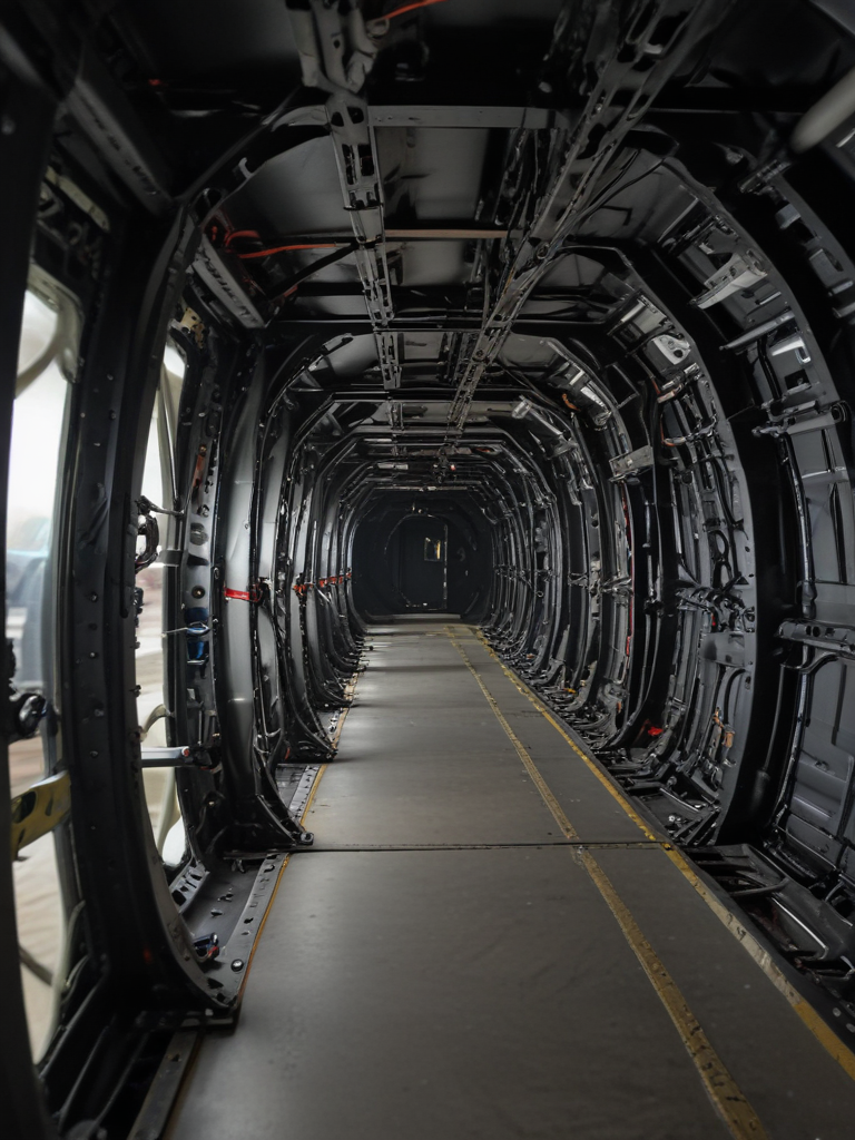 interior of a Drone infrastructure Delta