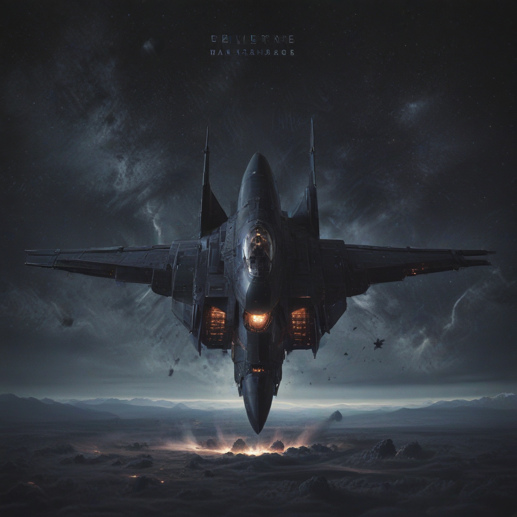 Dark spacecraft war static