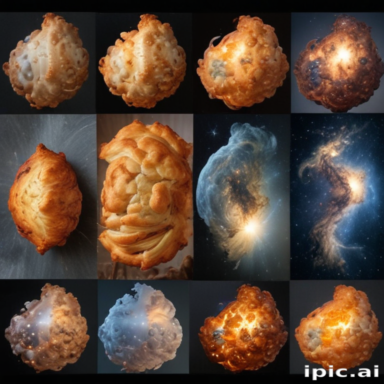 Exploring the Intricate Beauty of Baked Goods and Cosmic Phenomena