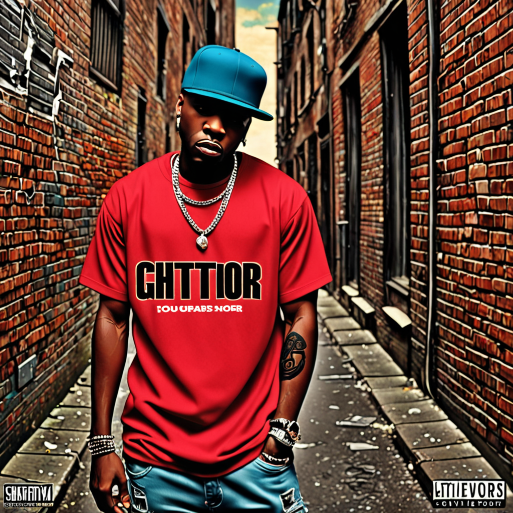 Ghetto, 3D, album Art, hiphop, Music,