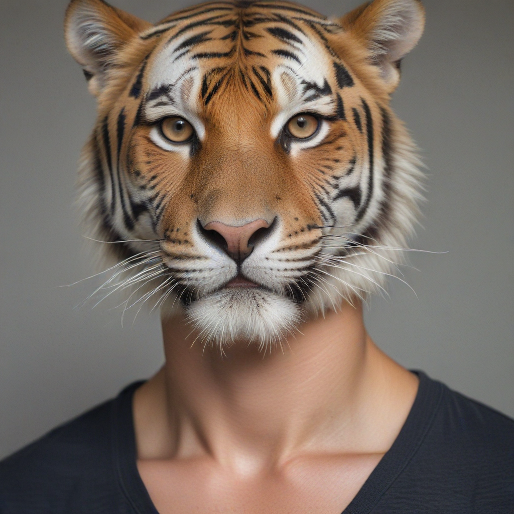 human/tiger hybrid