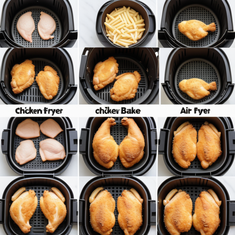 Comparative Cooking Techniques: Chicken Fryer, Choker Bake, and Air ...