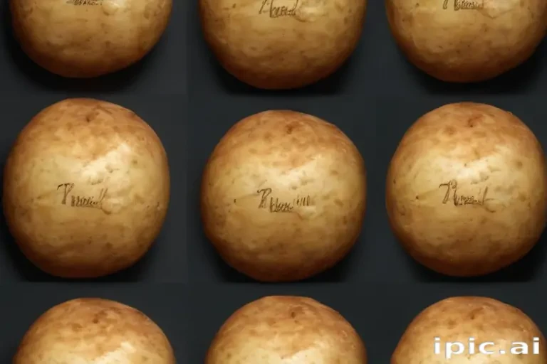 Unique Potatoes Displaying Creative Handwritten Messages in a ...