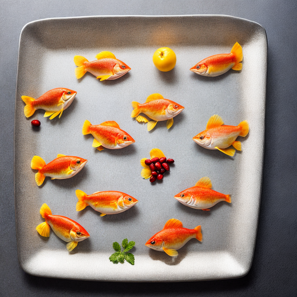 tiny tuna and cranberry fish-shaped treats