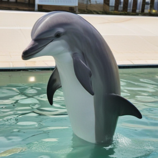 A dolphin completing university.