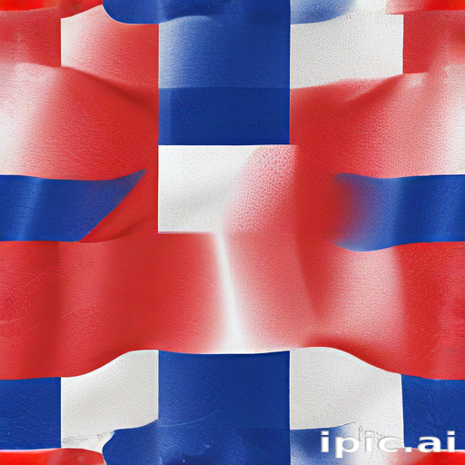 Interwoven Flags Representing Unity and Diversity in Global Cultures