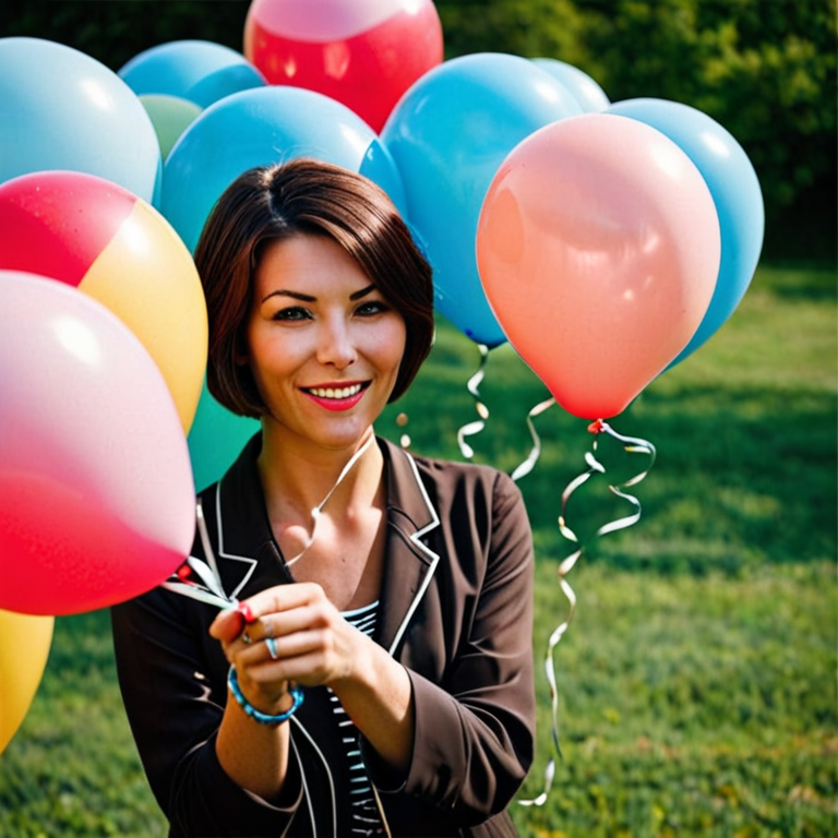 popping balloons