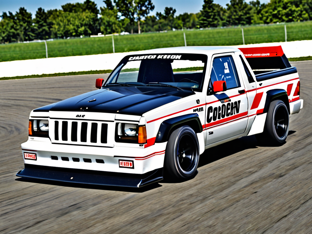 jeep Comanche Wide bodykit SCCA DTM inspired race truck