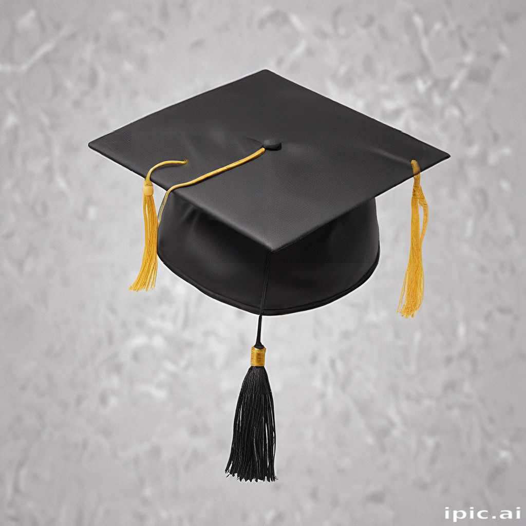 A Classic Graduation Cap Symbolizing Achievement and New Beginnings Ahead