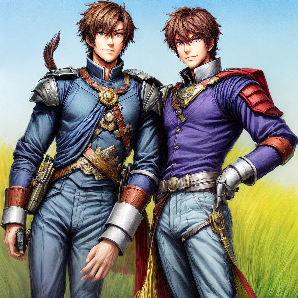 A handsome anime guy who is a prince