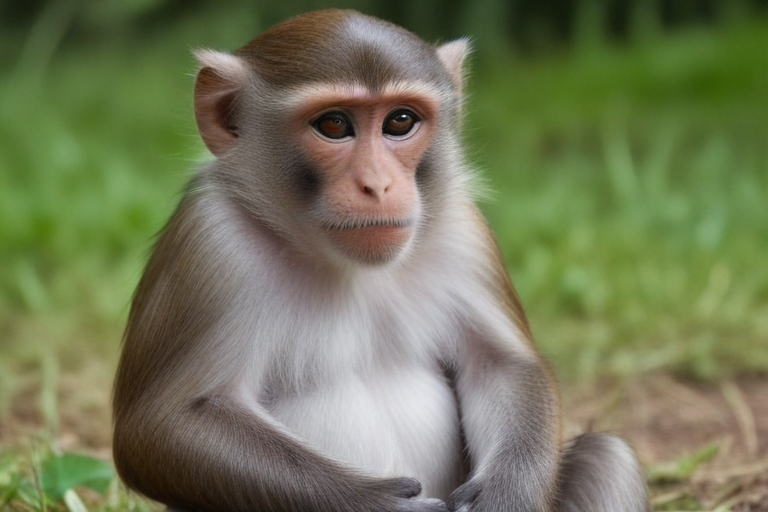 meditating monkey out of space with healing powers