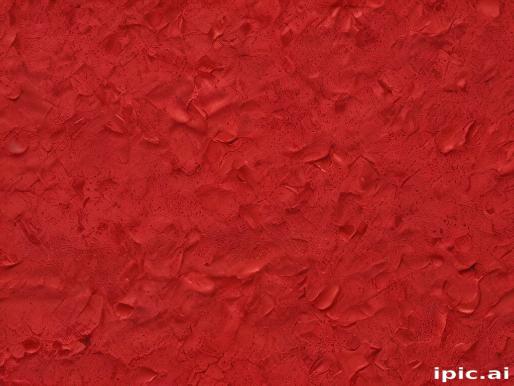 Textured Red Background with Abstract Patterns and Rich Color Variation