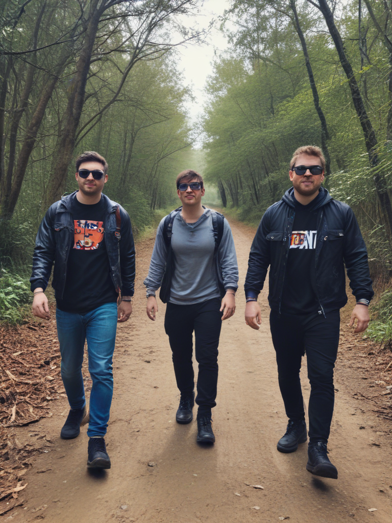 Nogla, Terroriser, Moo, Lui Calibre and Vanossgaming on an adventure.