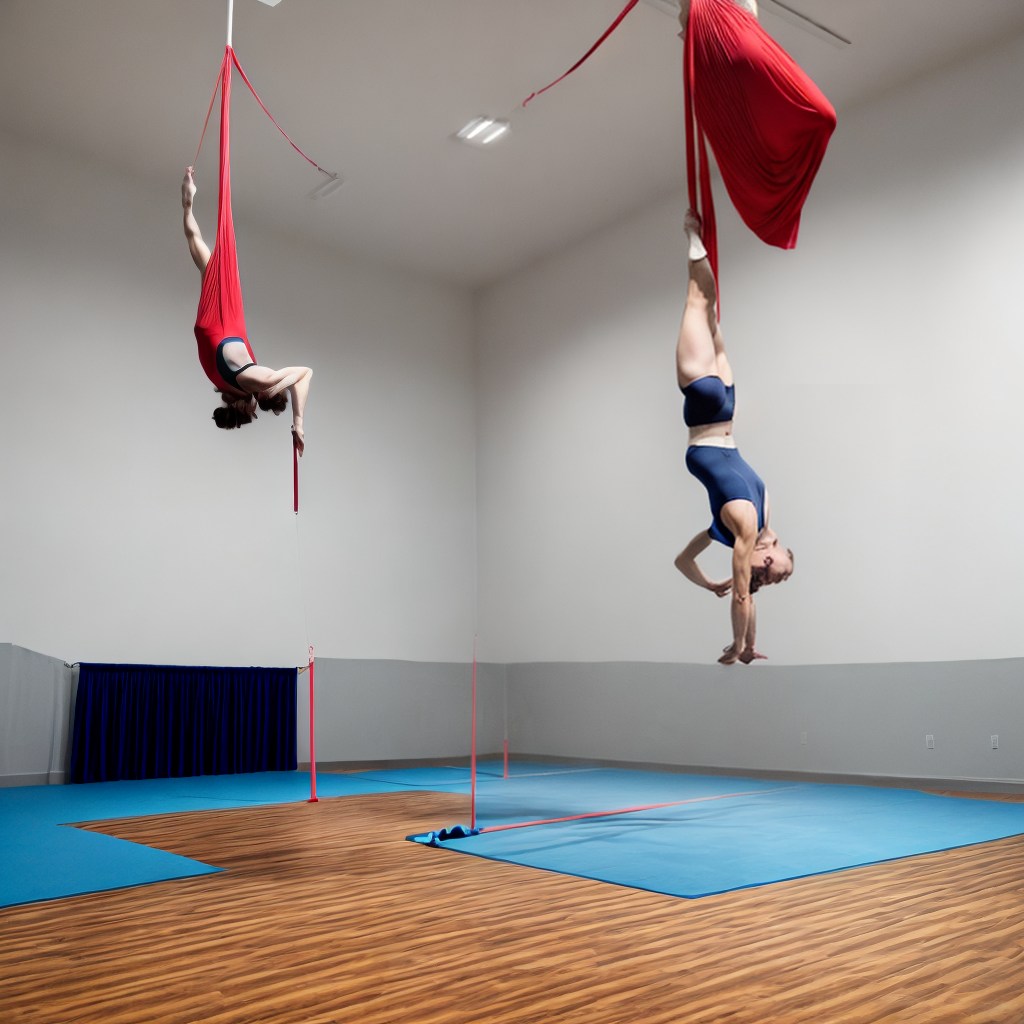 Photo of a flexy aerialist