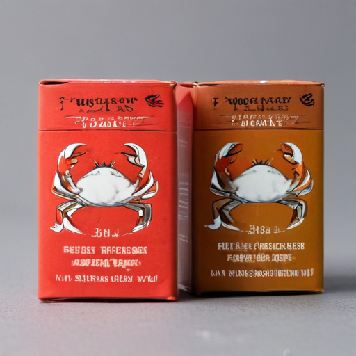 Crab flavored cigarettes in packaging that resembles imitation crab ...