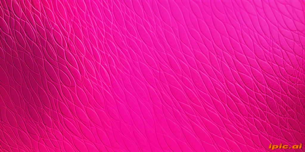 Vibrant Pink Textured Surface with Intricate Patterns and Glossy Finish