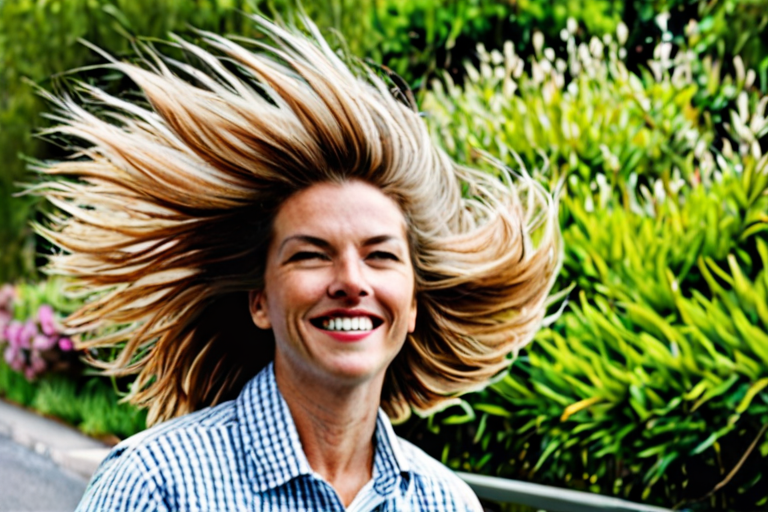 It's very windy today