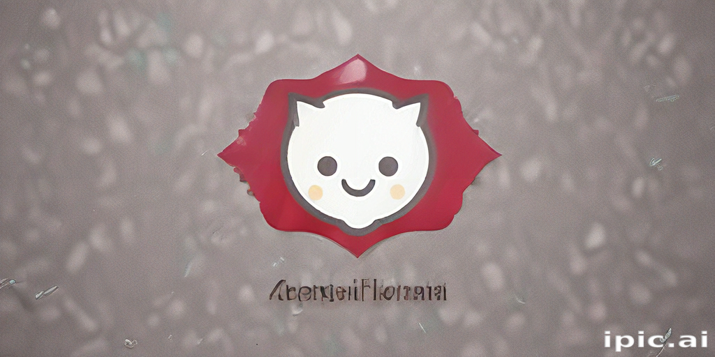 Cheerful Logo Featuring a Cute Character with a Playful Expression