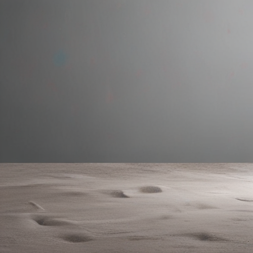 Expansive Desert Landscape Under a Softly Hued, Overcast Sky at Dusk
