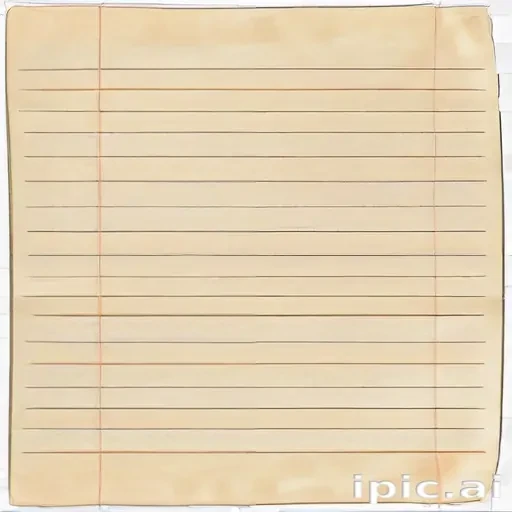 Blank Lined Paper Ready for Creative Writing and Personal Reflections