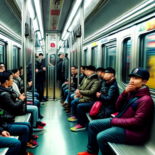 CHINESSE RAPPER IN SUBWAY TRAIN