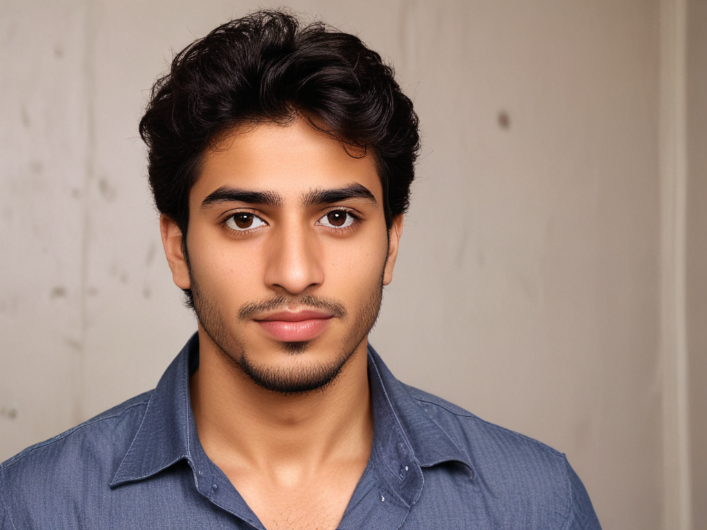 a mixed race person of half qatari and half pakistani guy