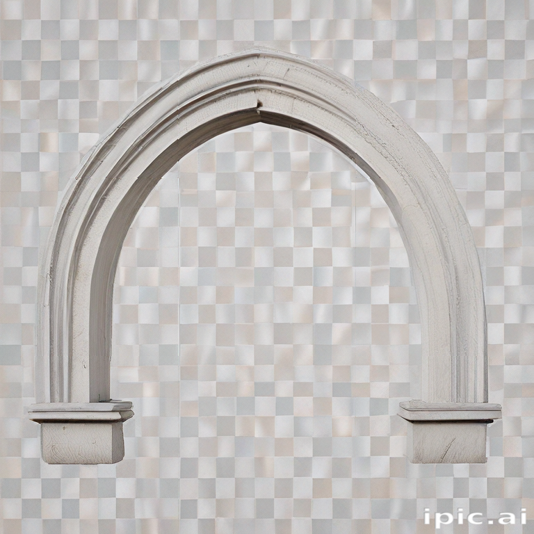 Elegant Architectural Arch Framed Against a Subtle Textured Background ...