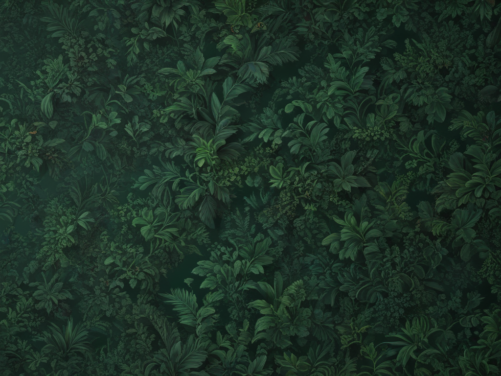 Lush Green Foliage: A Dense and Vibrant Tapestry of Nature's Beauty.