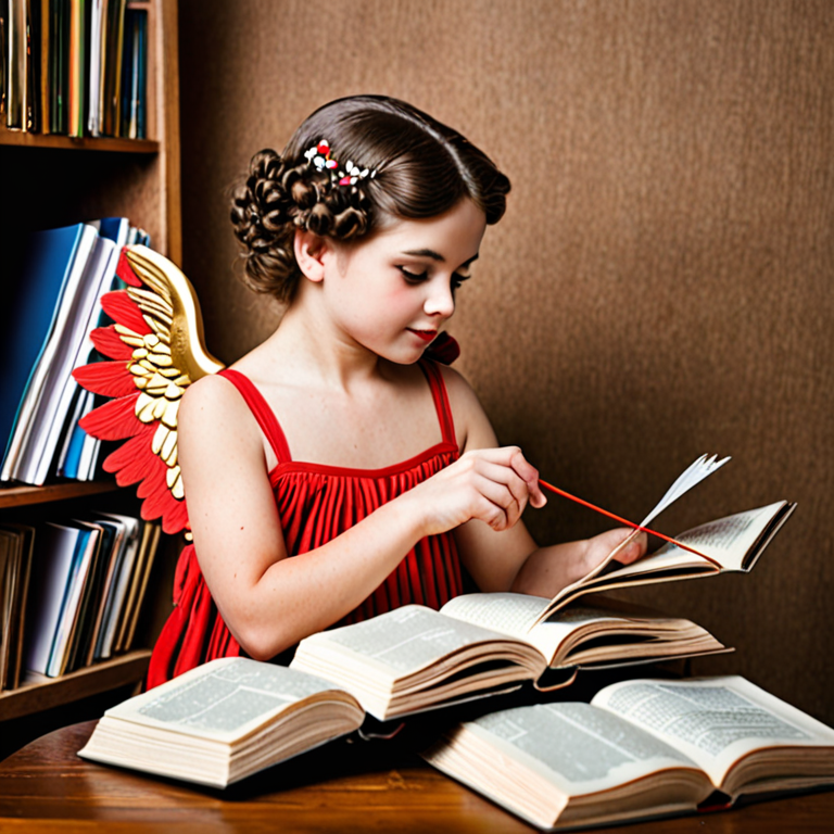 real cupid reading books