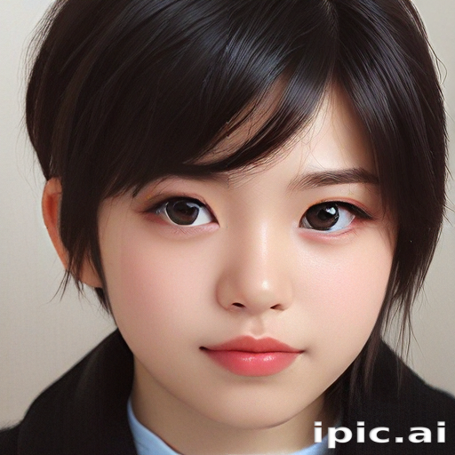 Captivating Portrait of a Young Person with Expressive Eyes and Soft ...