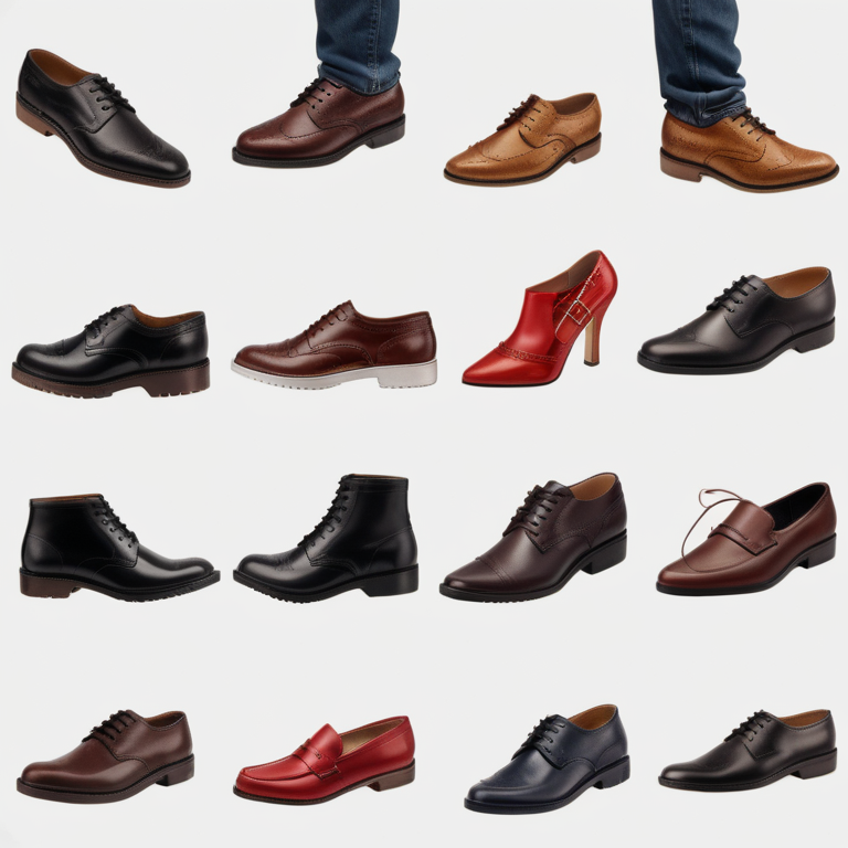 A Diverse Collection of Stylish Men's and Women's Footwear Options