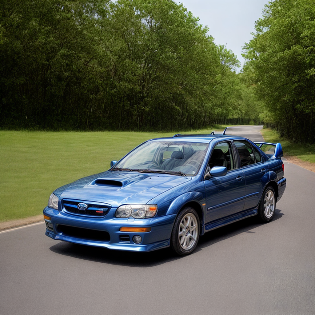2002 blue subaru wrx