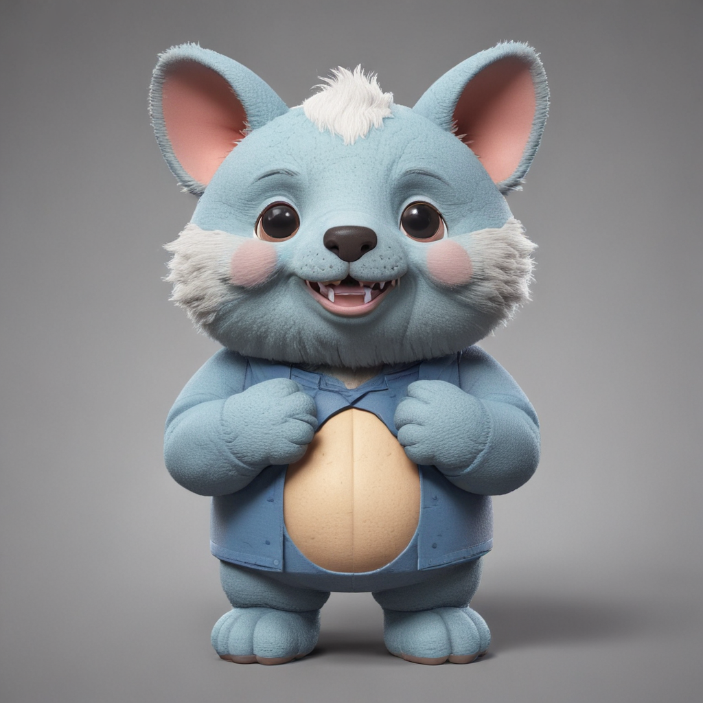 a company mascot for Jigsaw Cloud. use these elemants to make a cute ...