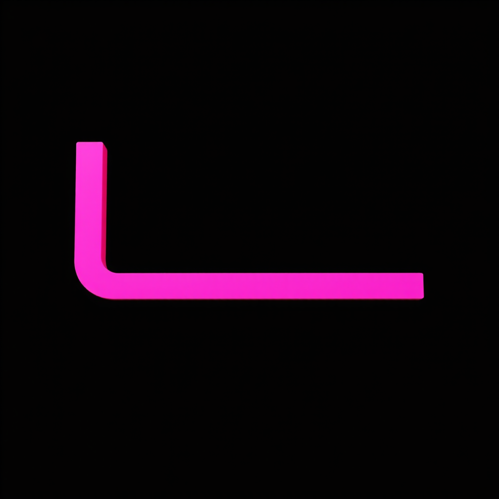 Create a high-resolution image of a bold, stylized letter "L" in ...
