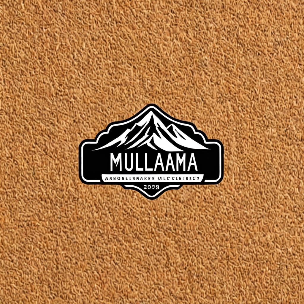 maintain the same logo "MULLAMA" but make it more aesthetic and ...